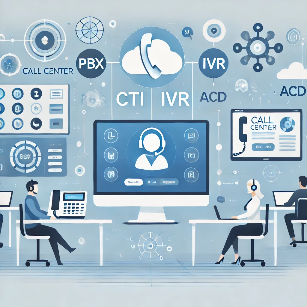 コールセンター用語の「PBX、CTI、IVR、ACD」の違いについて解説 | クラウドIVR(音声自動応答)VoiceGear